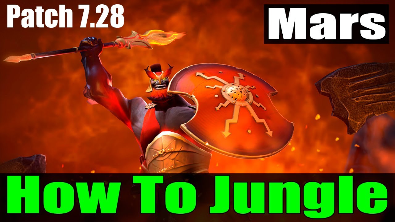 DoTa 2 How To Jungle Mars Patch 7.28 IRG - YouTube