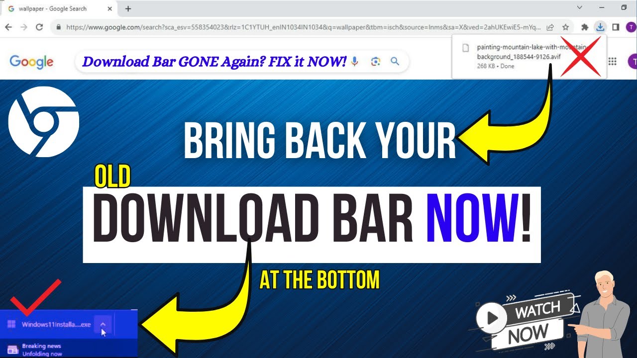 How to Bring Back the Chrome Download Toolbar at the Bottom | Chrome ...