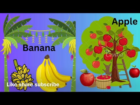 #kids #song #nursery #rhymes #vowels #learning #song #fruit song #i ...