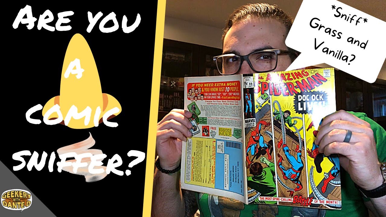 Do You Smell Your Comics?|Why Comics Smell So Good - YouTube