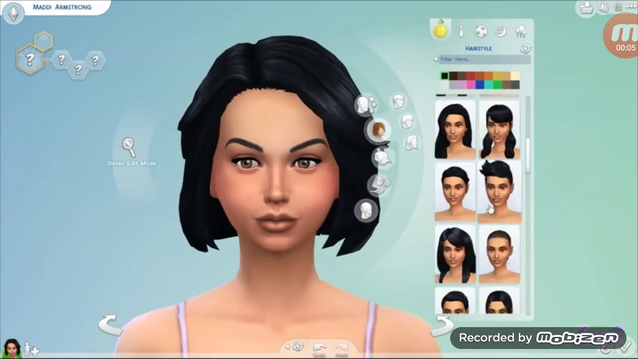 The Sims 4 CAS Cute Nerd - YouTube