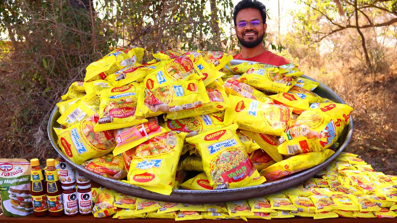 Yummy Cheese Maggi Masala Noodles | Maggi Masala Noodles With cheese ...