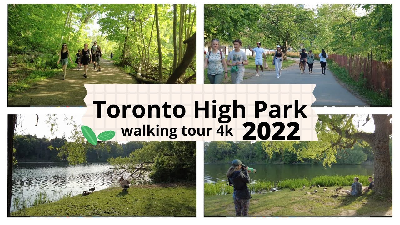 Toronto High Park 2022, Walking tour 4k - YouTube