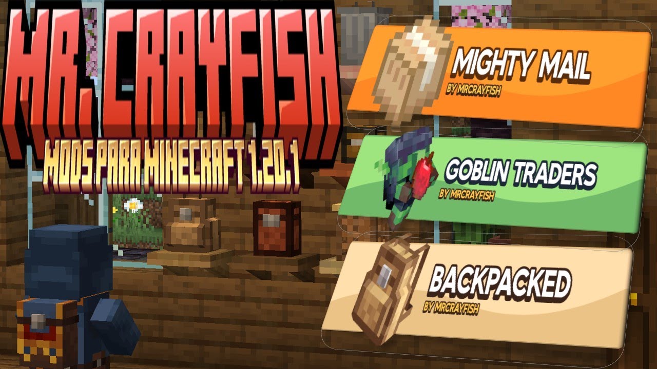 Correo, Duendes y Mochilas - Mr. Crayfish Mod 1.20.1 - Reviews de Mods ...