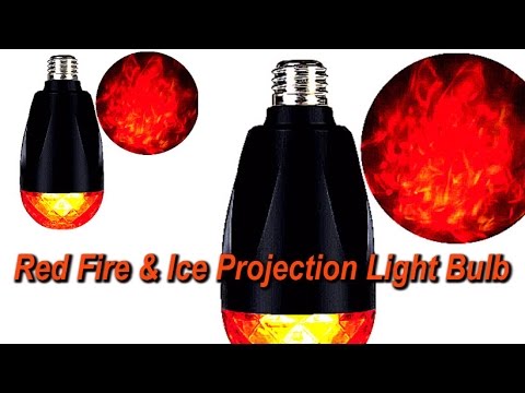RED FIRE & ICE PROJECTION LIGHT BULB // Props & Decorations - YouTube
