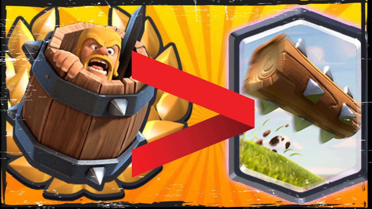 Why PLAY Barbarian Barrel OVER LOG?! | 3 CROWN DECK! | Clash Royale ...