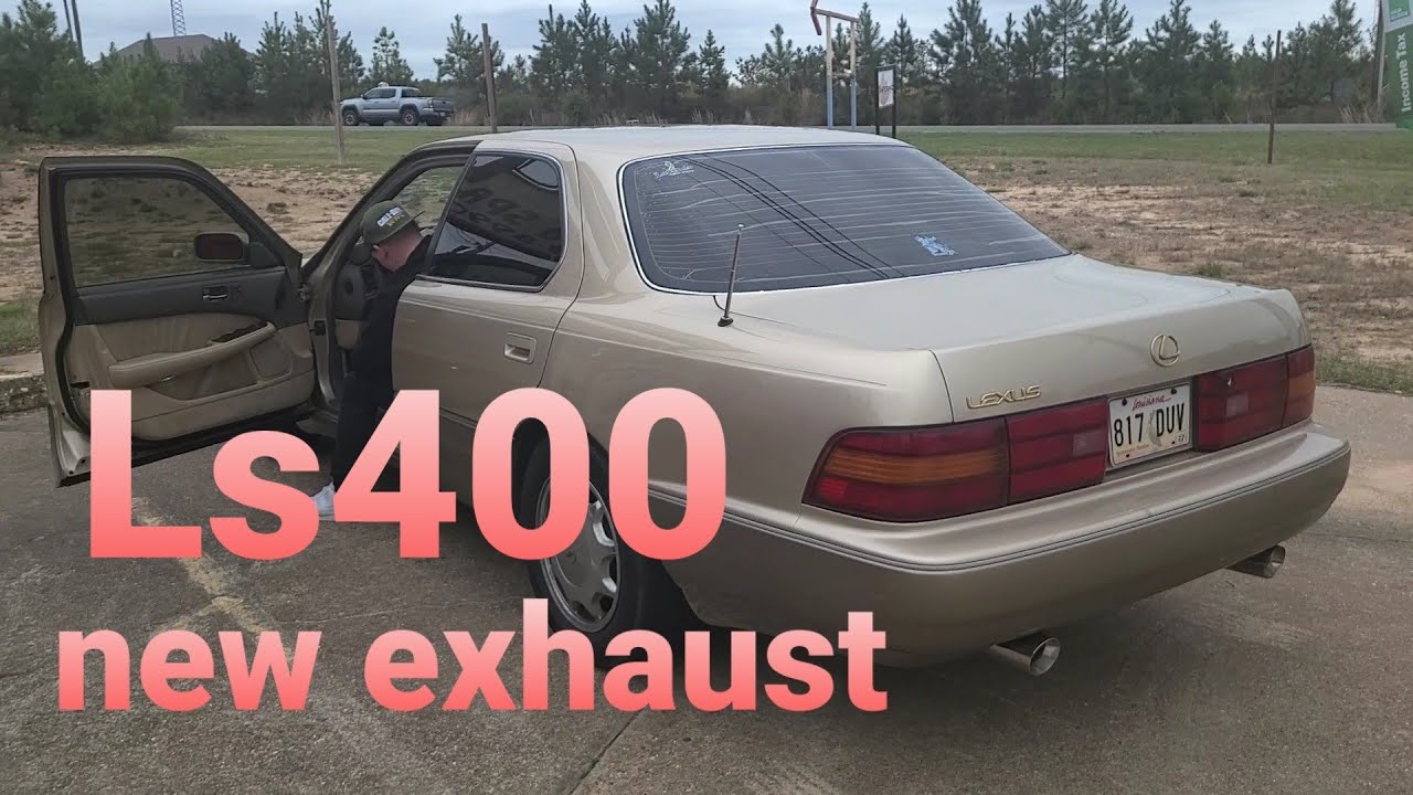 New Exhaust on my brothers LS400 - YouTube