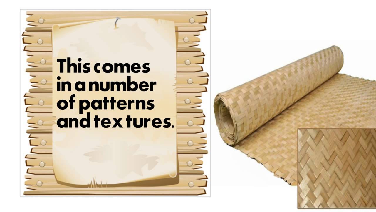 Tiki Bamboo Matting | Wholesale Bamboo Matting - YouTube