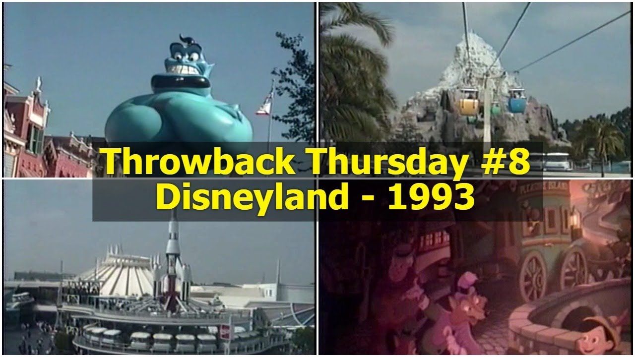 Throwback Thursday #8 - Disneyland 1993 - YouTube
