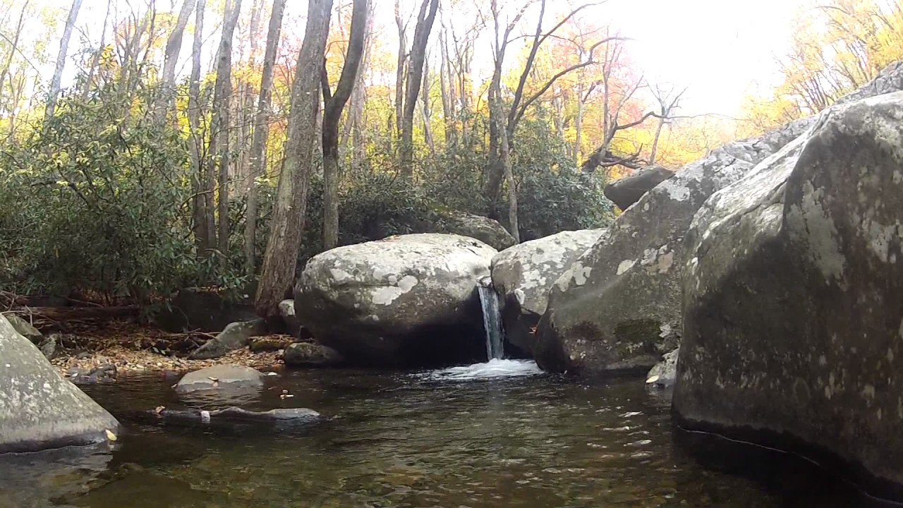 Water Pool in Great Smoky Mountains Chimney Picnic Area - YouTube