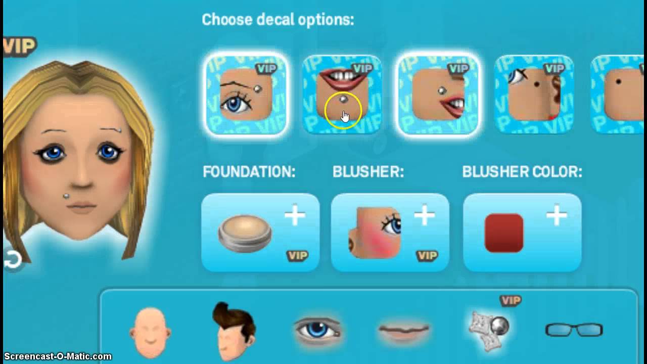 How to make you Smallworlds Avitar cute (Noob And Vip) - YouTube