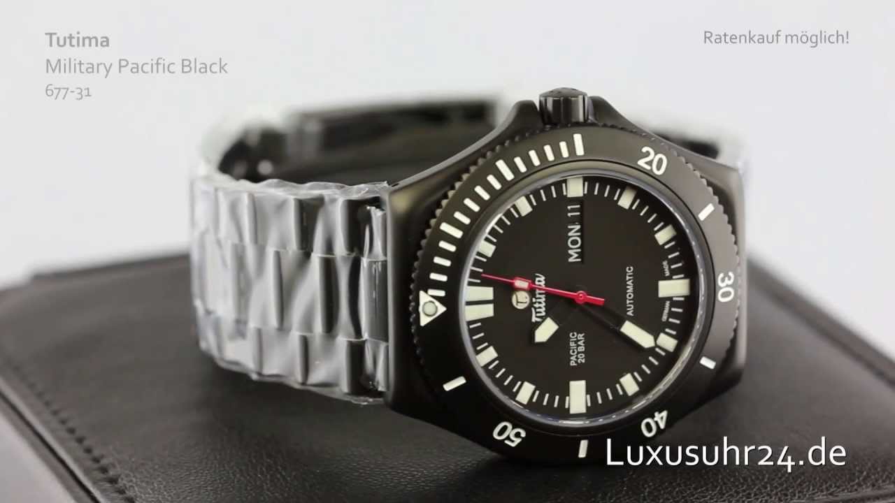 Tutima Military Pacific Black 677-31 Luxusuhr24 Ratenkauf ab 20 Euro ...