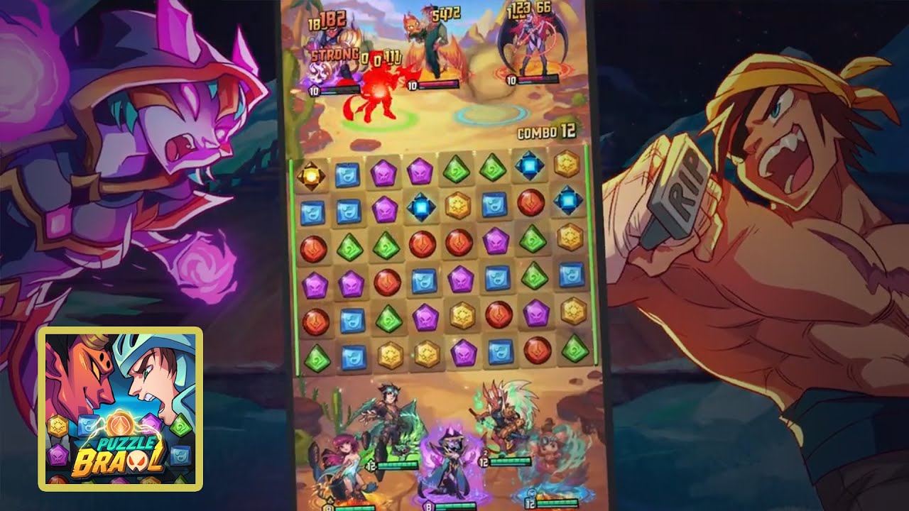 Puzzle Brawl - Match 3 RPG & PvP Battle Tactics (Android/iOS ...