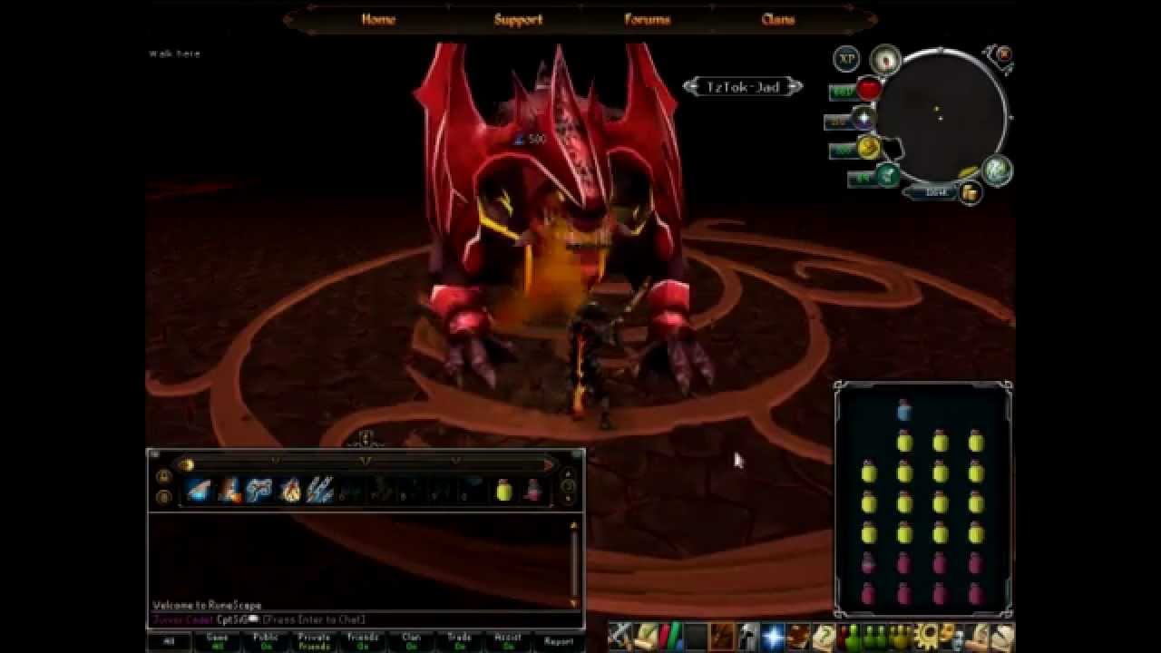 RS:EoC - TzHaar Fight Cave (FINAL WAVE) - YouTube