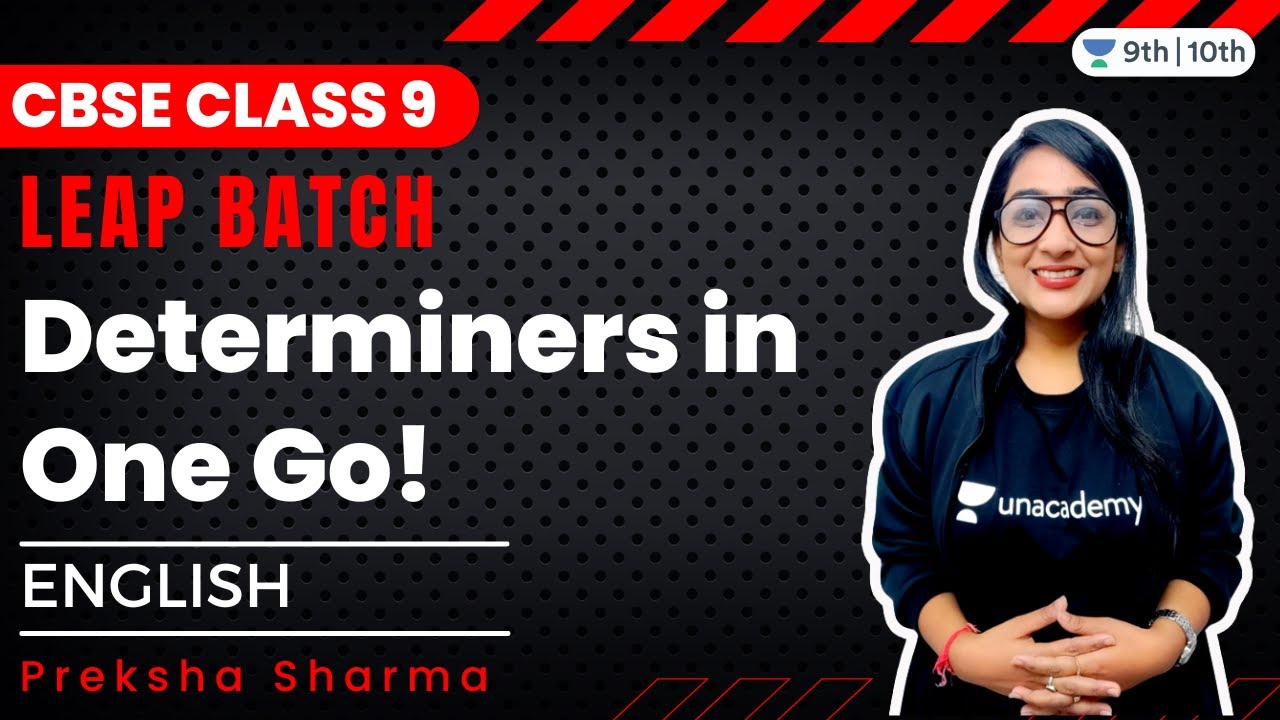 Determiners in One Go | Complete Topic | Leap Batch | English | Preksha ...