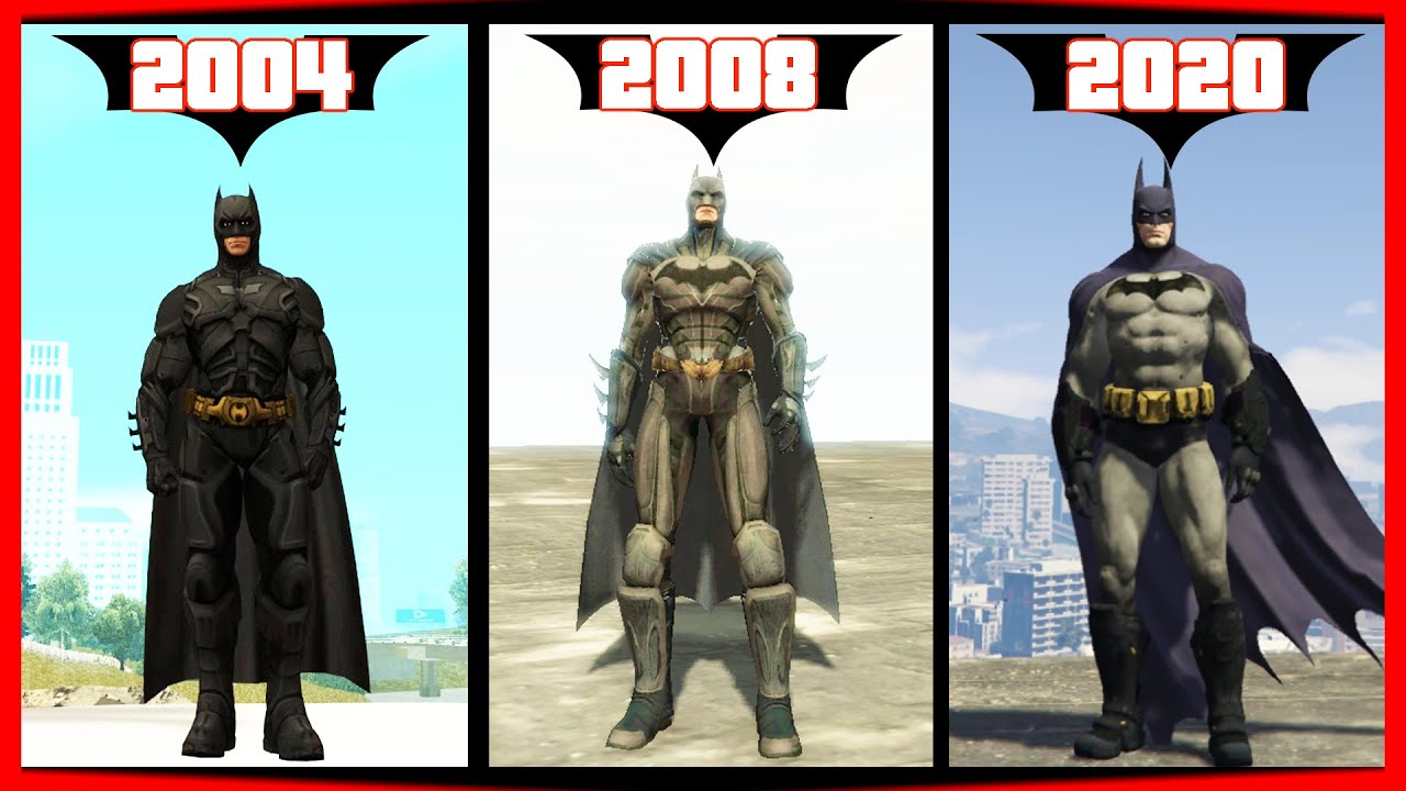 Evolution of "BATMAN" in GTA games! (2001 - 2020) - YouTube