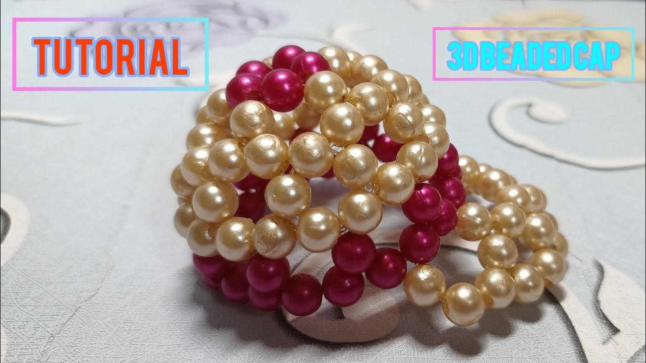 3D Beaded Cap Tutorial By Craft Novelty Sons - YouTube