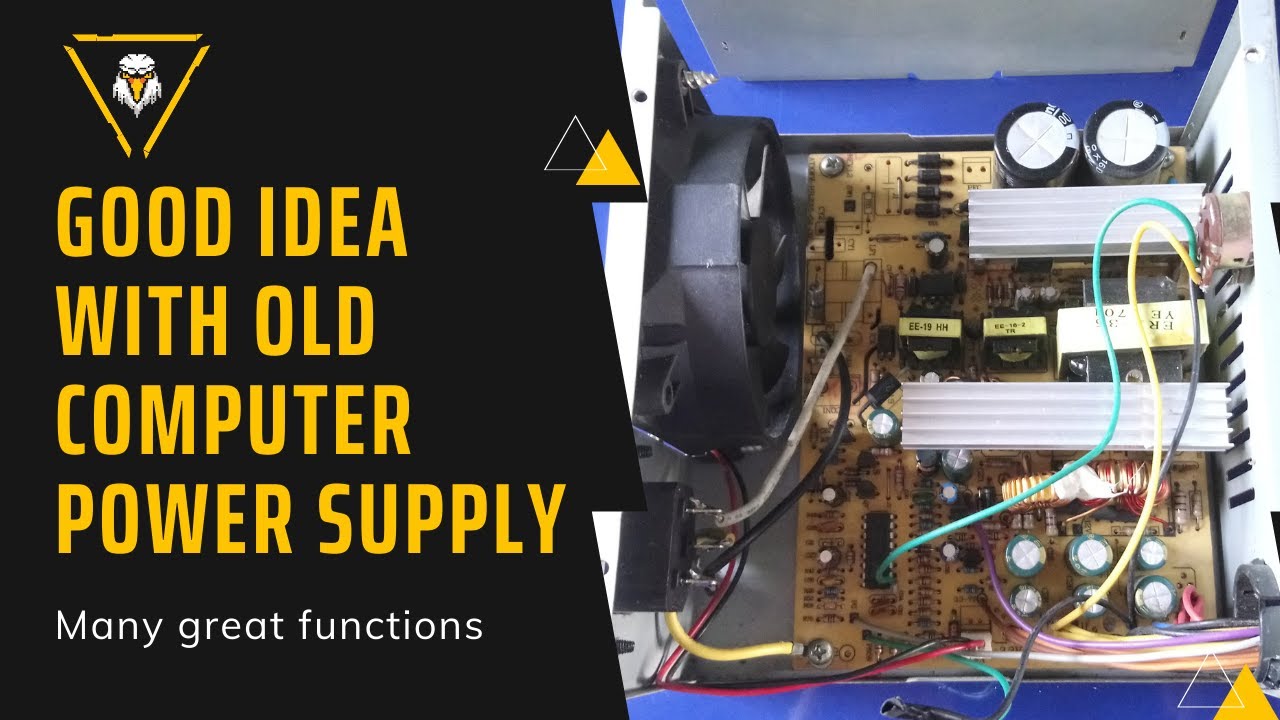 DIY multi-function power source from old computer power source | Tips ...