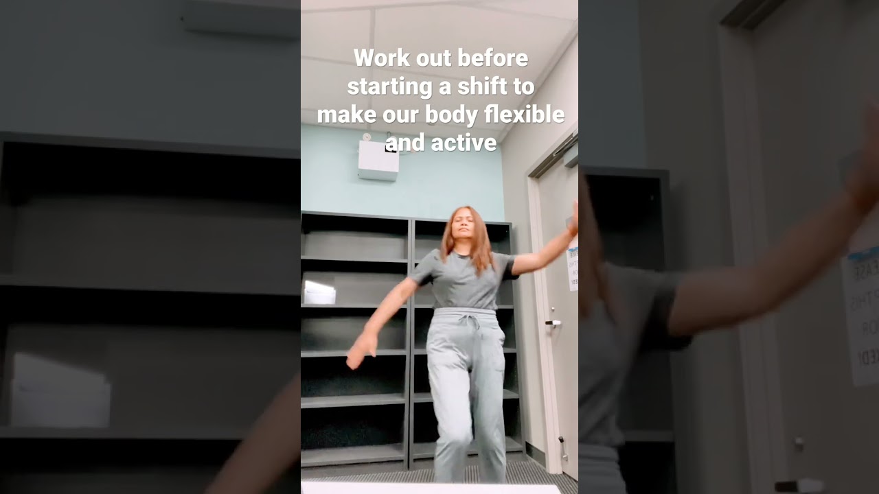 Effective 1 minute work out before starting your shift#shorts - YouTube