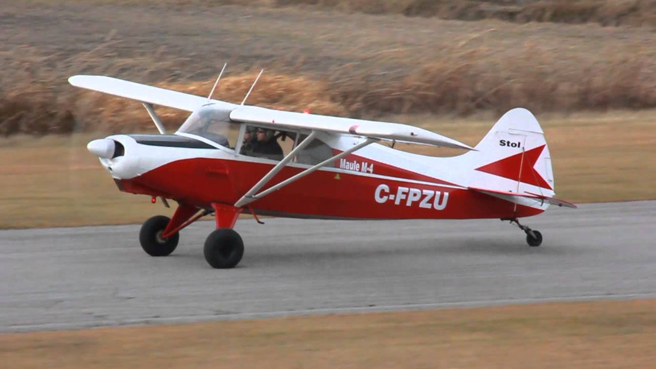 [HD] Maule M-4 STOL Takeoff On A Windy Day CSU3 - YouTube