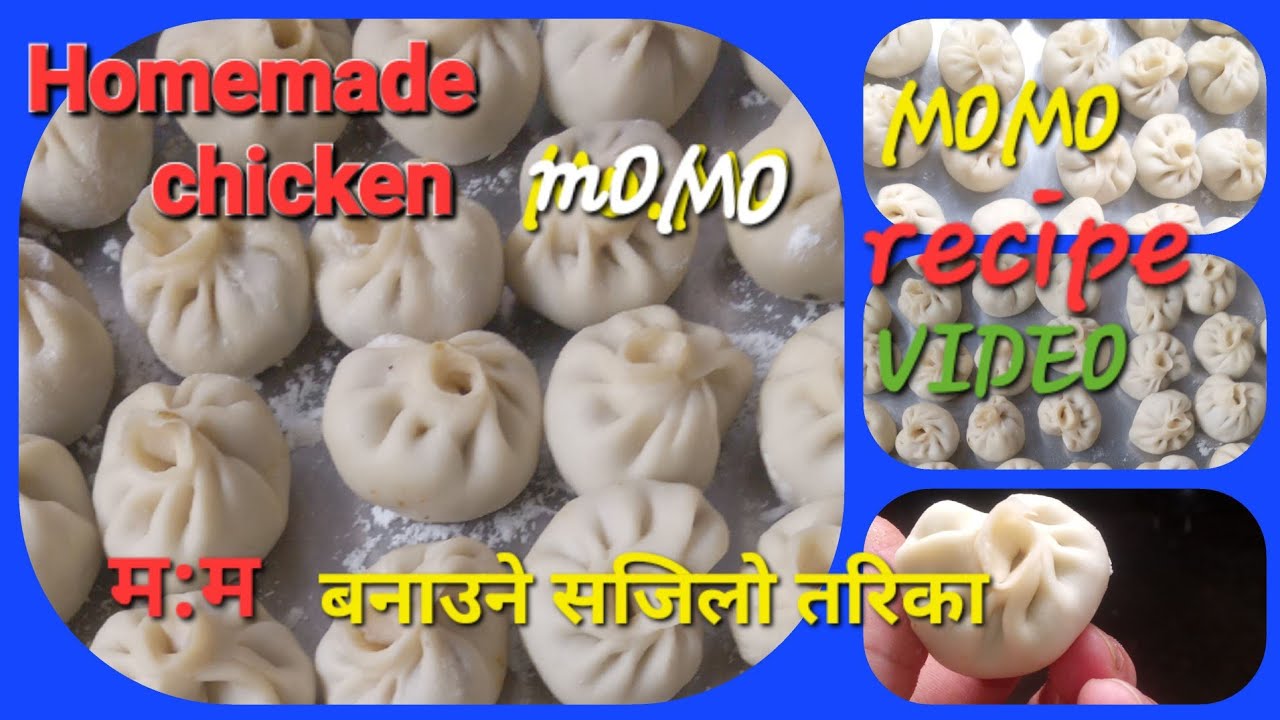 How to make momos recipe at home||How to make chiken momos at home ...