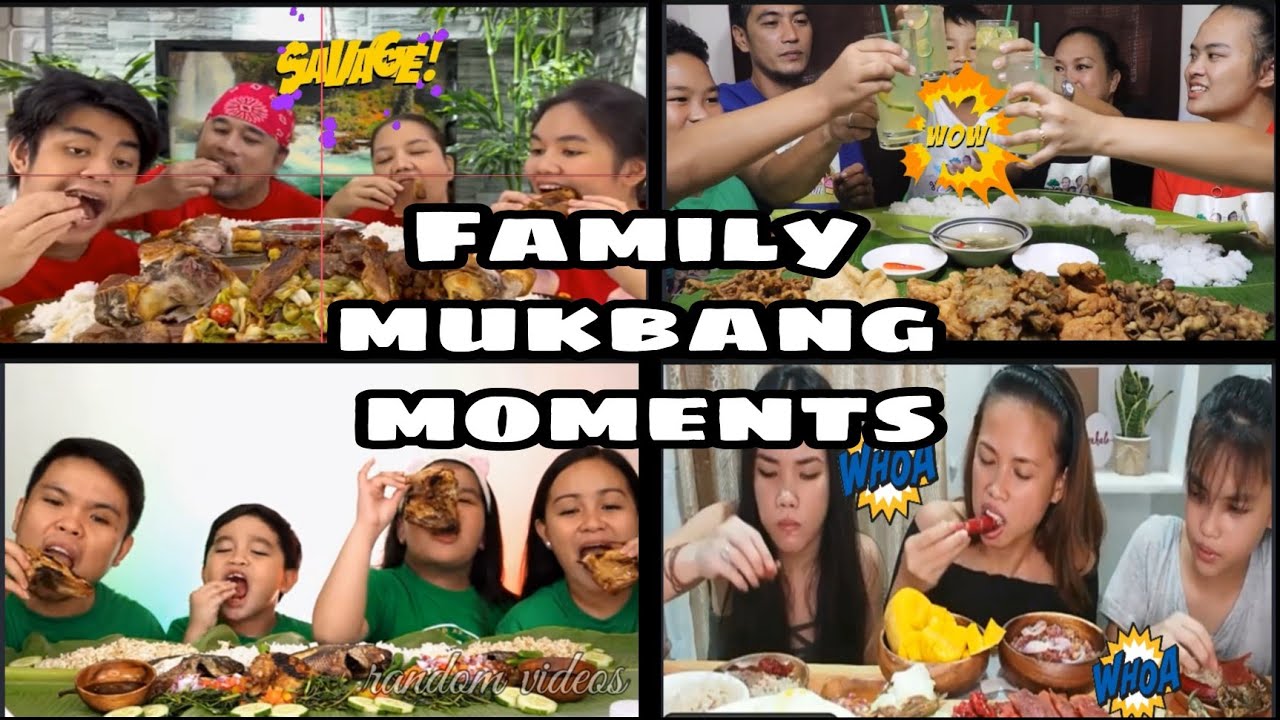 FAMILY MUKBANG MOMENTS - YouTube