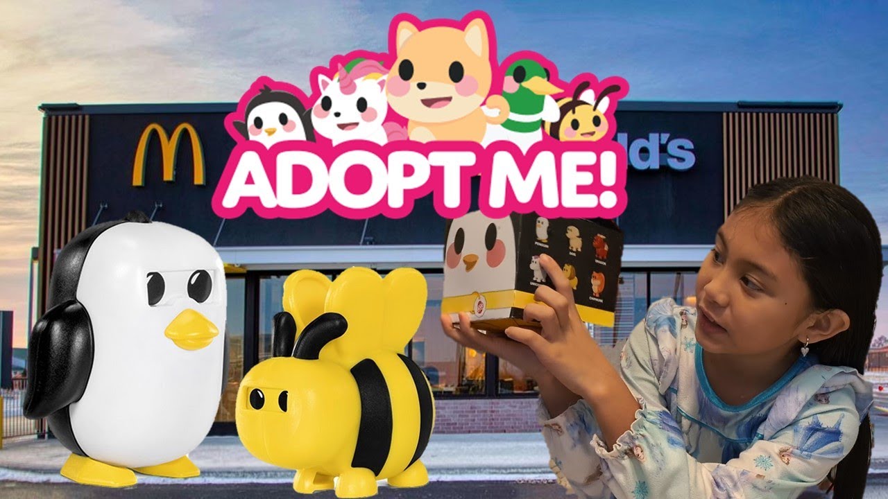 Roblox Adopt Me Happy Meal ║McDonald’s Adopt Me Happy Meal Toys ║Josh ...