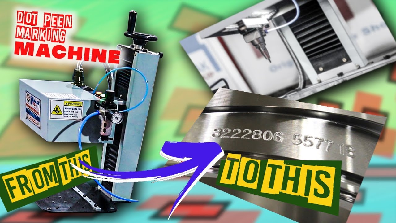 Automatic Dot peen Marking Machine by TL Pathak Group - YouTube
