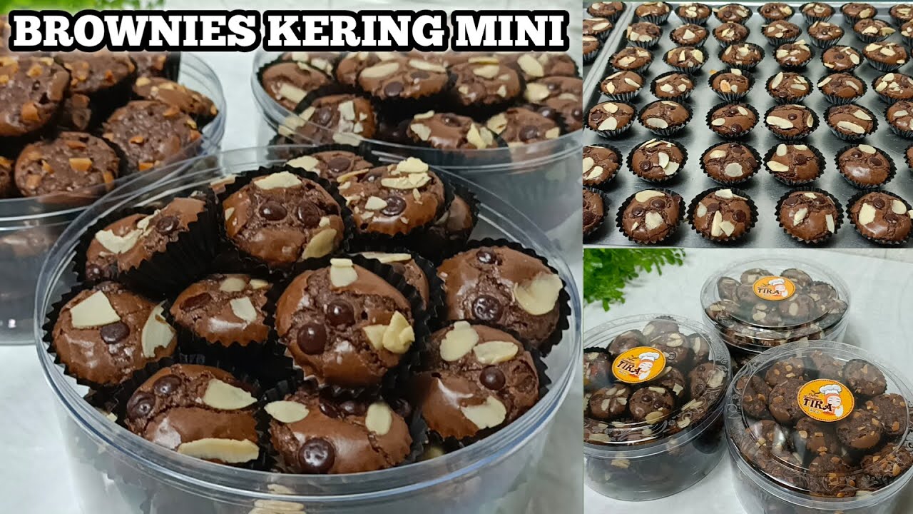 RESEP BROWNIES KERING MINI | KUE KERING LEBARAN TERBARU | MODAL 20.000 ...