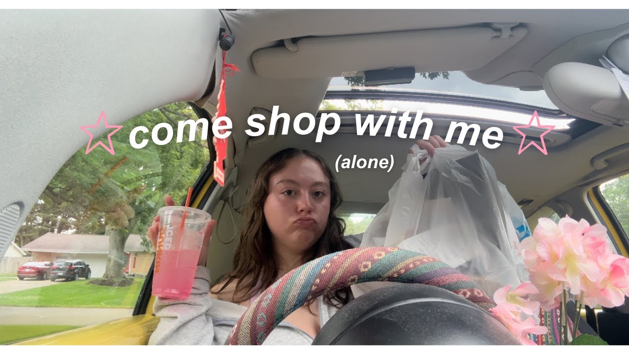 vlog #2: come shop with me ALONE - YouTube