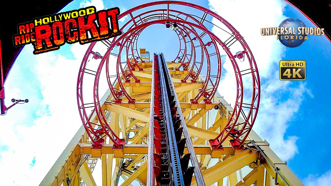 Jan 2023 Hollywood Rip Ride Rockit Roller Coaster On Ride 4K POV ...