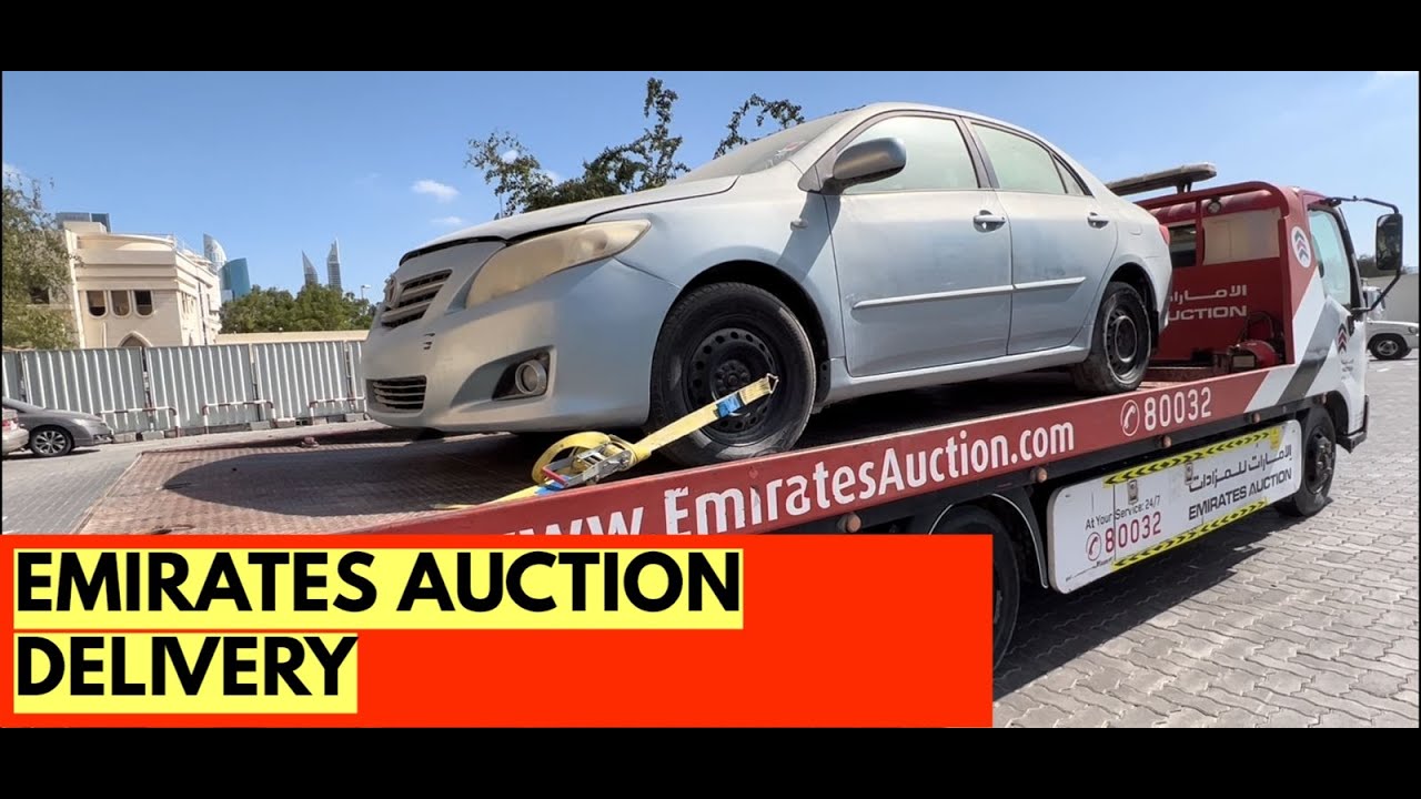 Emirates auction delivery - YouTube