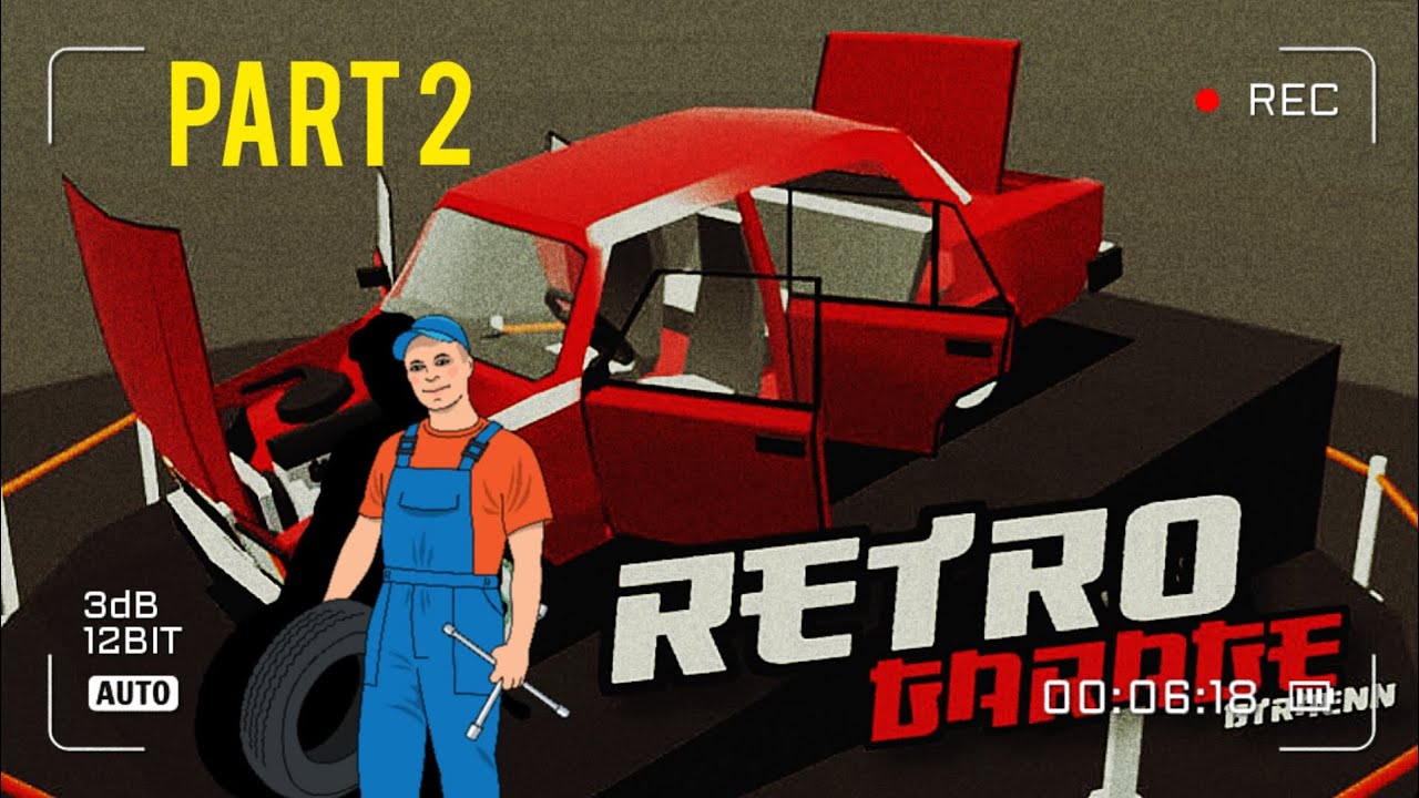 retro garage || gameplay || part2 || car mechanic simulator 2023 || I ...