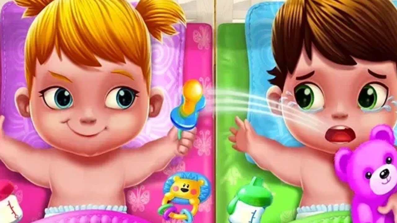 Fun Care Kids Games - Baby Twins Adorable Two - Play And Learn How To ...