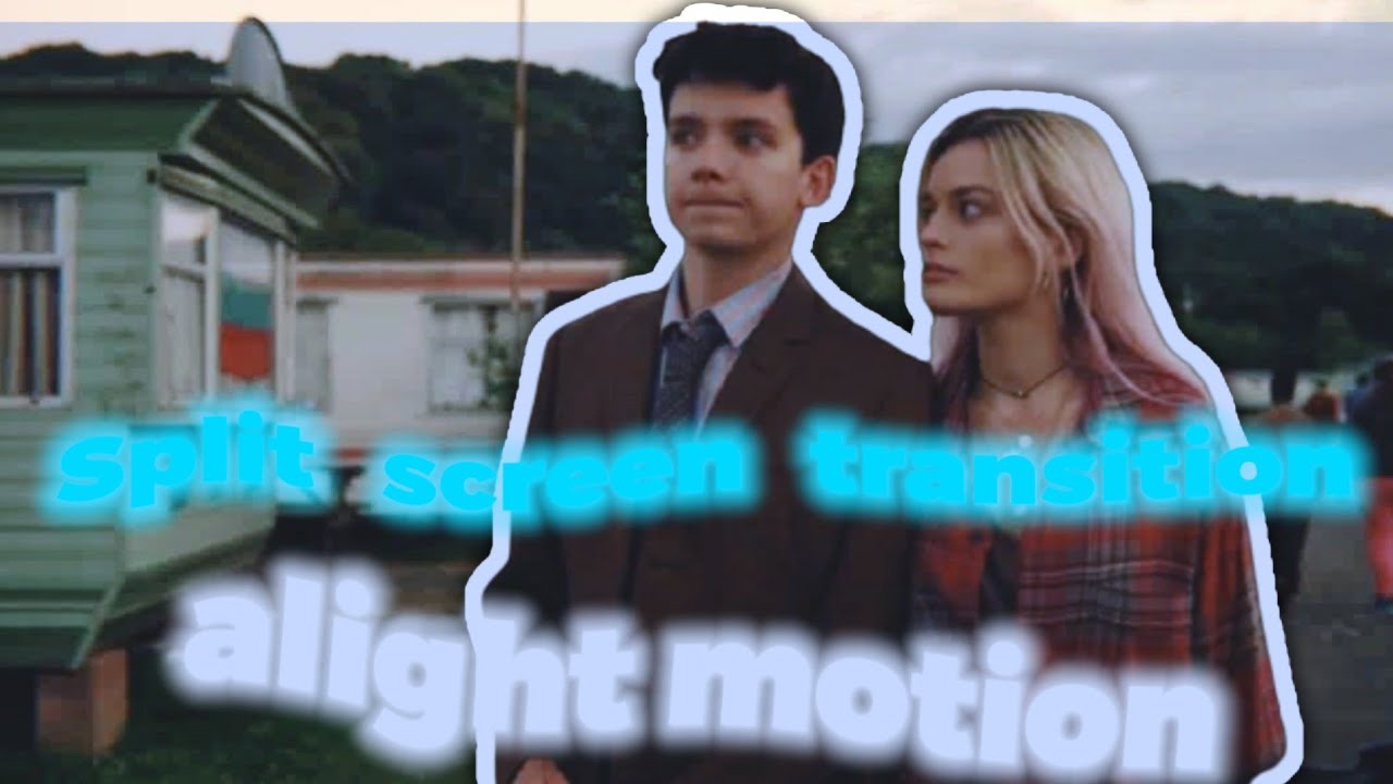 Split screen transition alight motion 💜 tutorial 💙 - YouTube