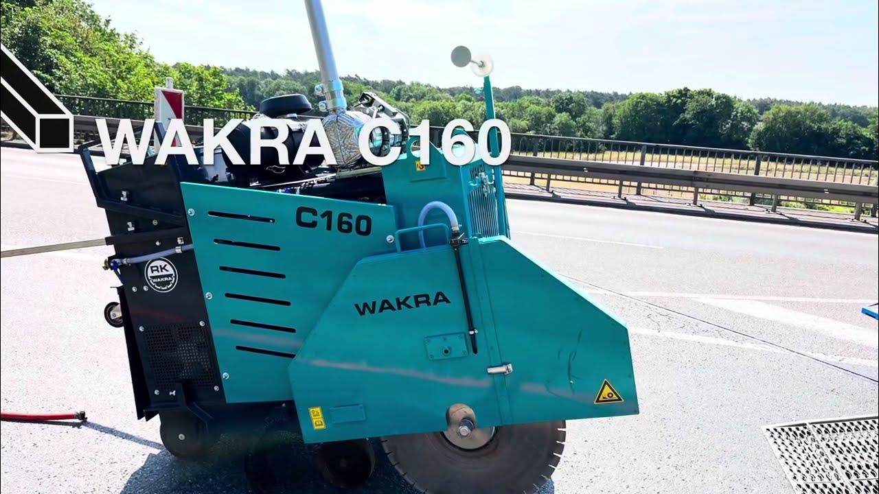 WAKRA C160 Diesel-Fugenschneider - YouTube