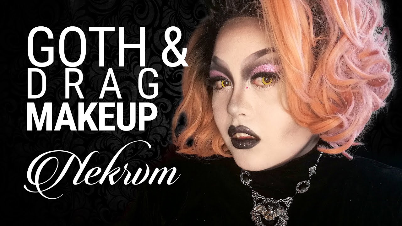 Goth Drag Makeup | Easy - YouTube
