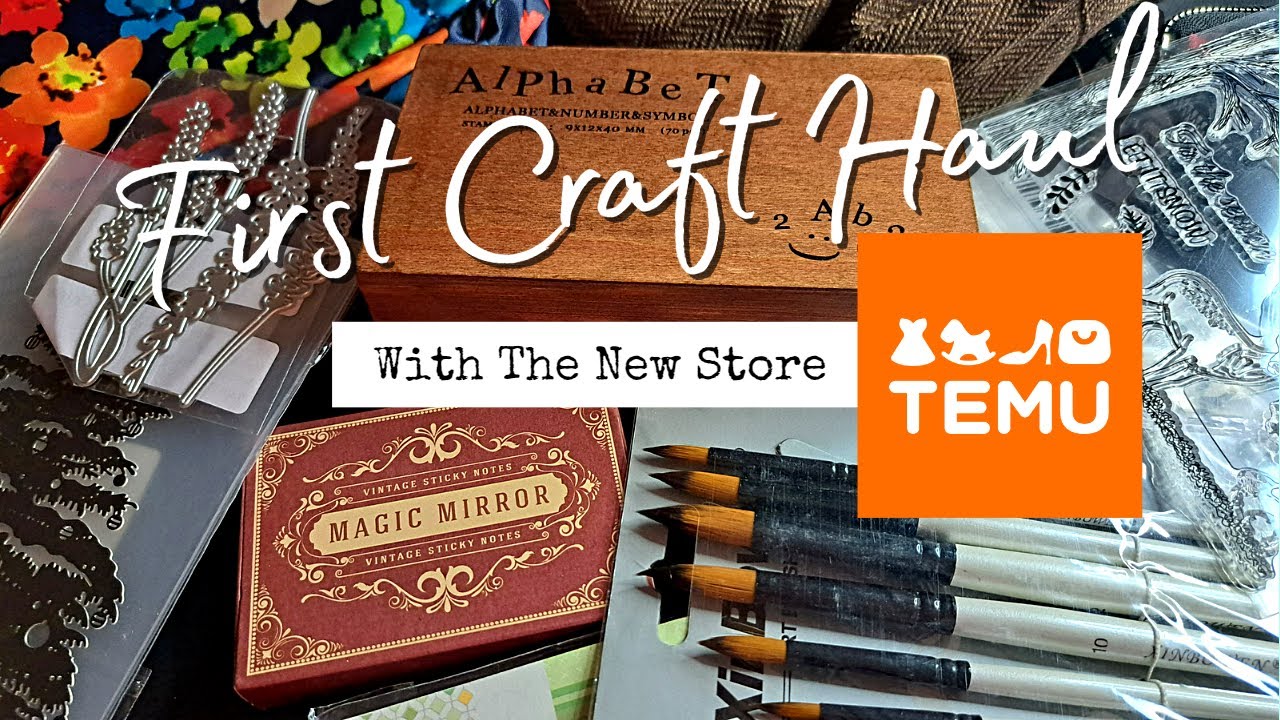 𝙽𝙴𝚆! 𝙵𝚒𝚛𝚜𝚝 𝚃𝙴𝙼𝚄 𝙷𝚊𝚞𝚕 | TEMU Craft Supplies & More | Livie's Lovelies ...