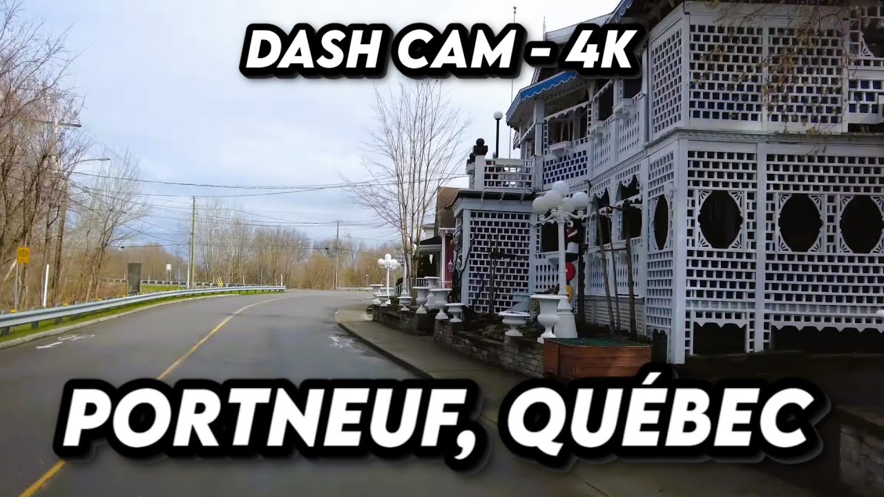🚗 Scenic Drive Through Portneuf, Québec | Stunning 4K Journey! 🌲🏞️ ...