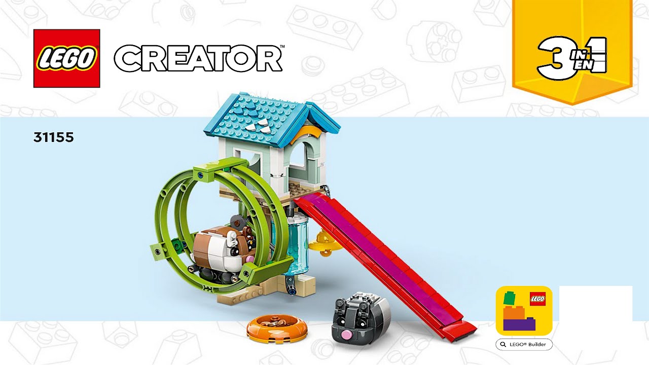 LEGO instructions - Creator - 31155 - Hamster Wheel (Book 1) - YouTube