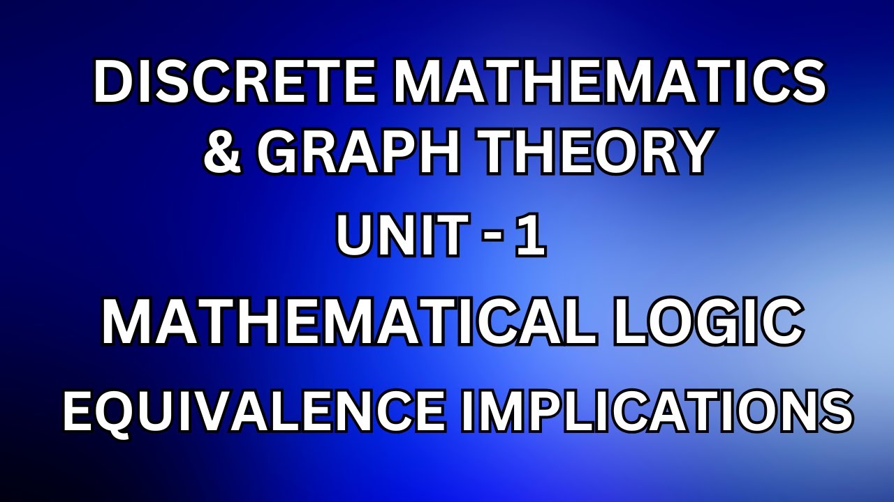 DM – Equivalence implications @JayaMathsAcademy #discretemathematics # ...
