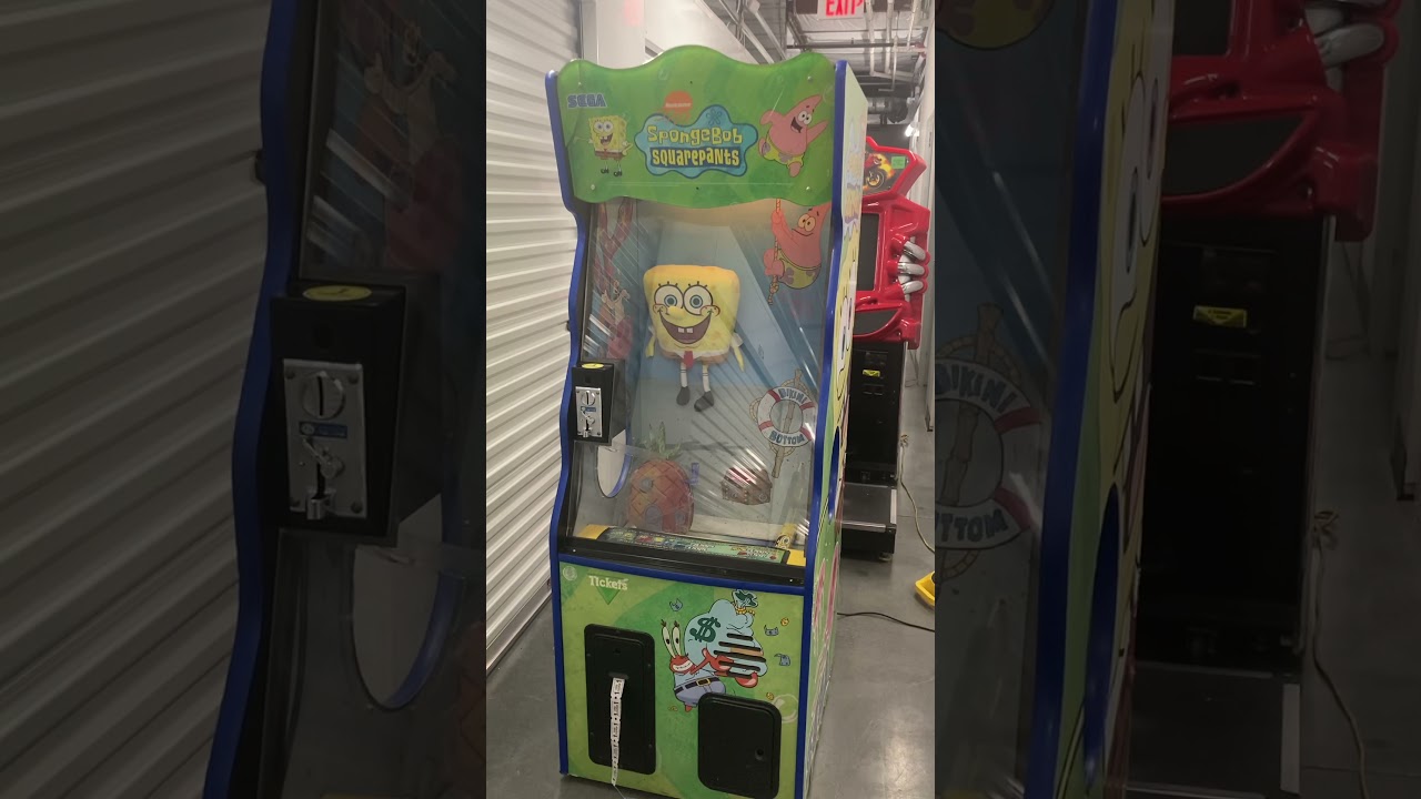 SpongeBob Squarepants SEGA Ticket Redemption Arcade Game - YouTube