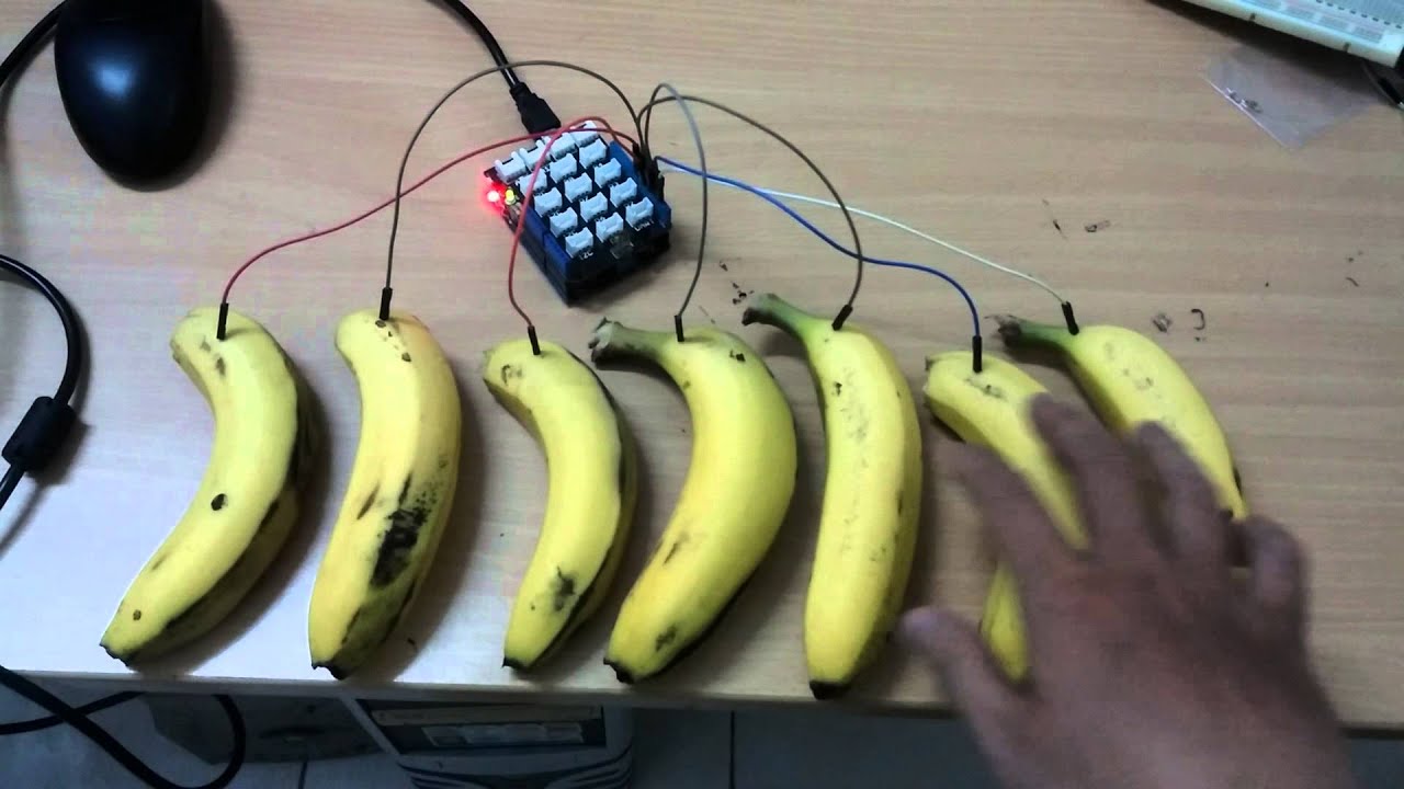 Play a song using banana and Arduino - YouTube