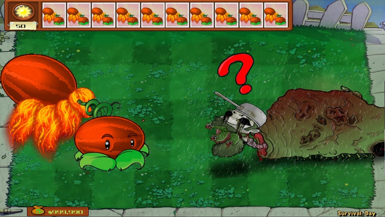 Fire Melon Pult Vs 9999 Slither Crazy Dave Vs Dr Zomboss Plants vs ...