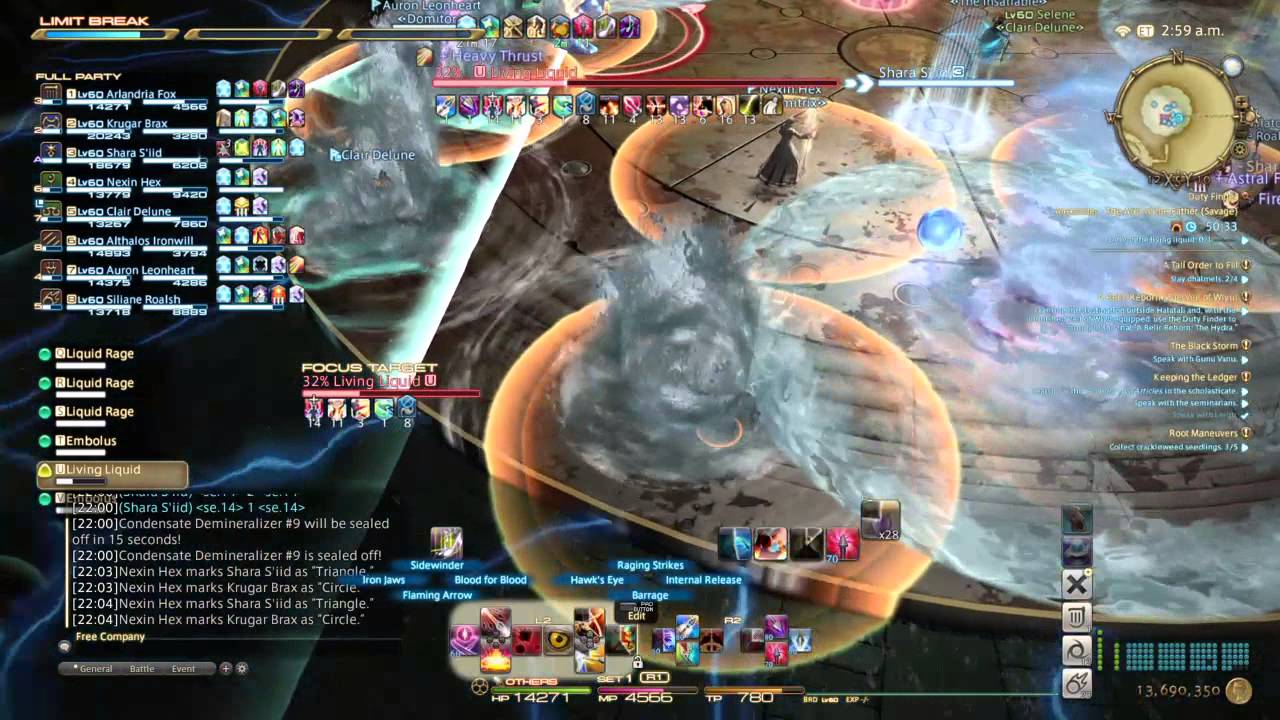 FINAL FANTASY XIV A3S Raid 101 Kill - YouTube