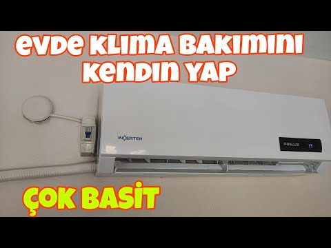 EVDE KLİMA BAKIMI NASIL YAPILIR /KLİMA TEMİZLEME / DETAYLI ANLATIM #kendinyap#klima#bakım#onarım