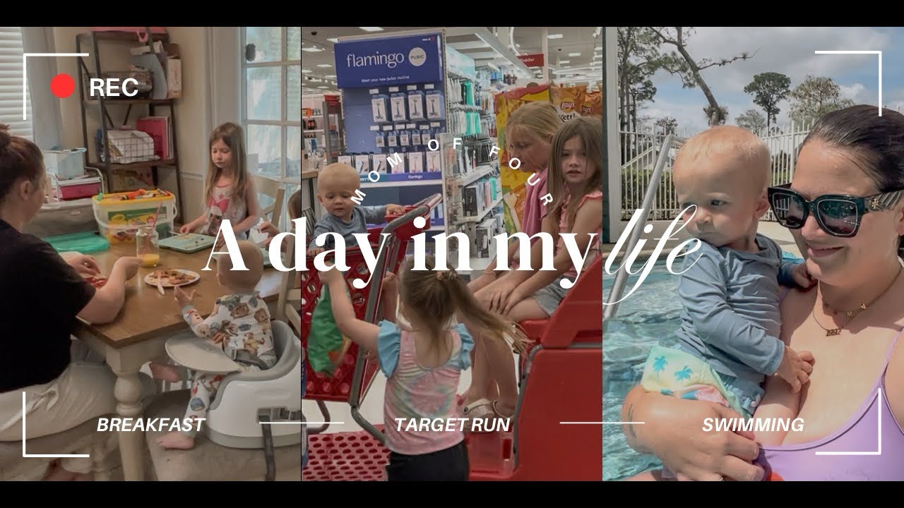 A Fun Day In The Life Of A Stay at home Mom With 4 Kids During Spring ...