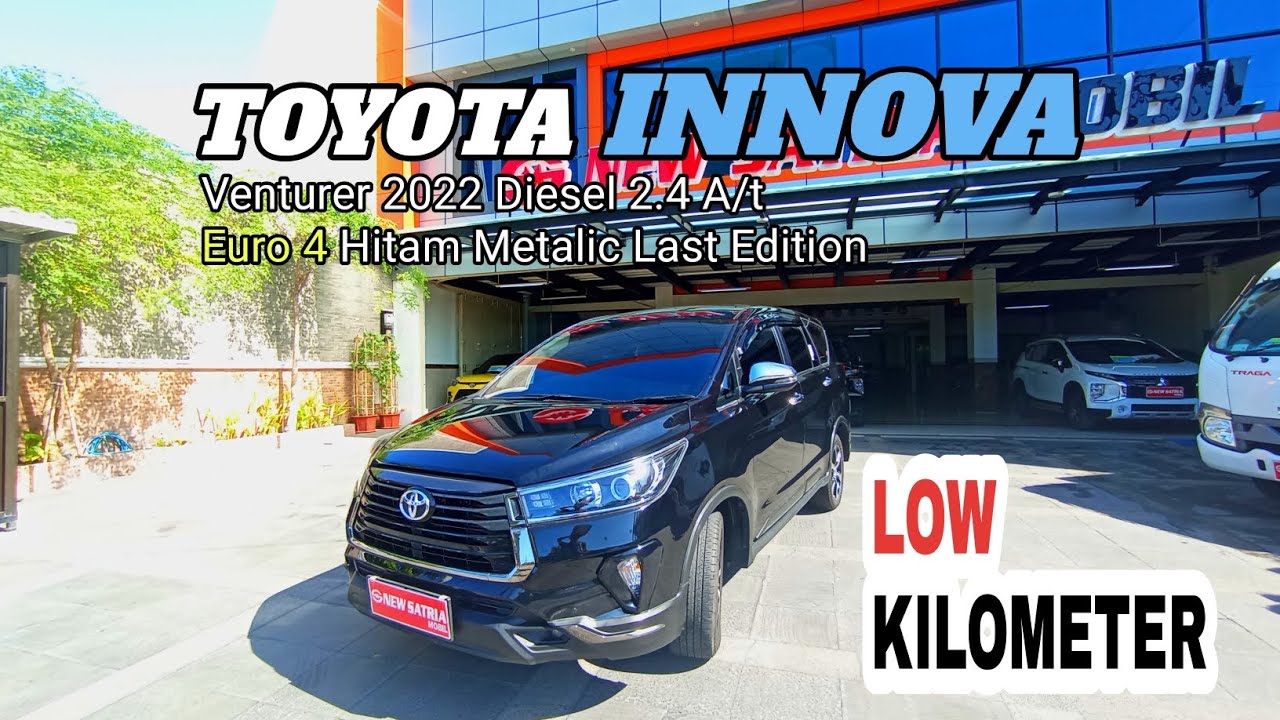REVIEW New Toyota Innova Venturer 2022 Diesel 2.4 A/t Euro 4 Hitam ...