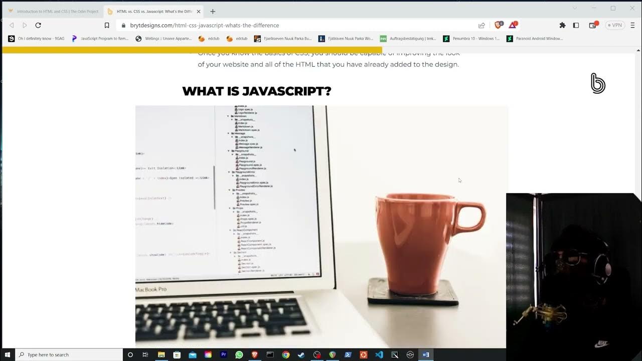 Theo Odin Project - HTML Foundations - Introduction to HTML and CSS - YouTube