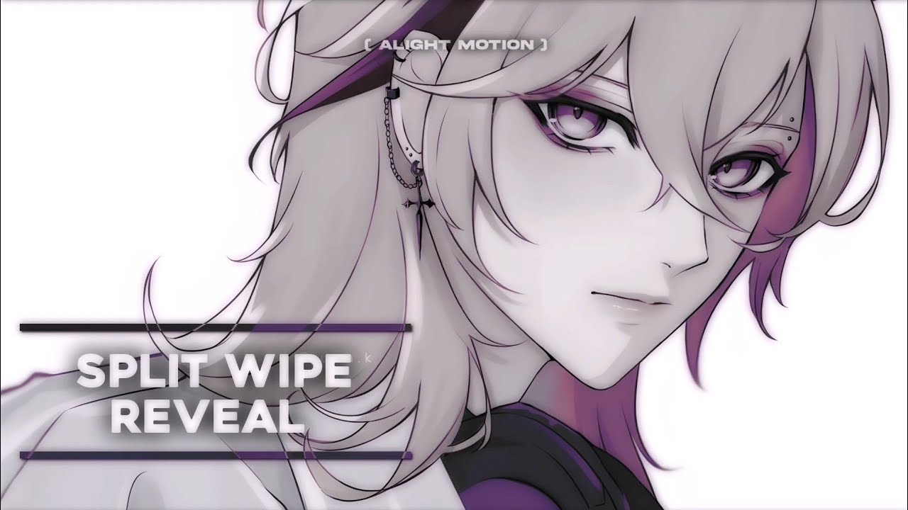 [ watch me ] split wipe reveal tutorial on alight motion - YouTube